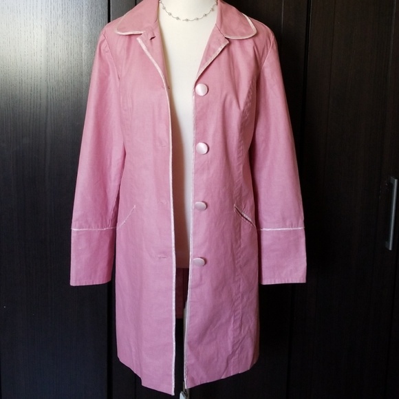 mac & jac | Jackets & Coats | Mac Jac Pink Button Coat | Poshmark